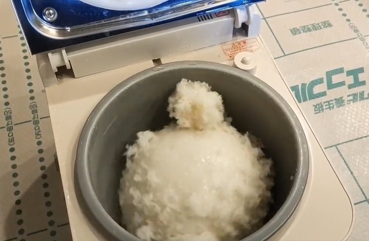Is the mochi alive? Japanese mochi maker gadget video will leave you ...