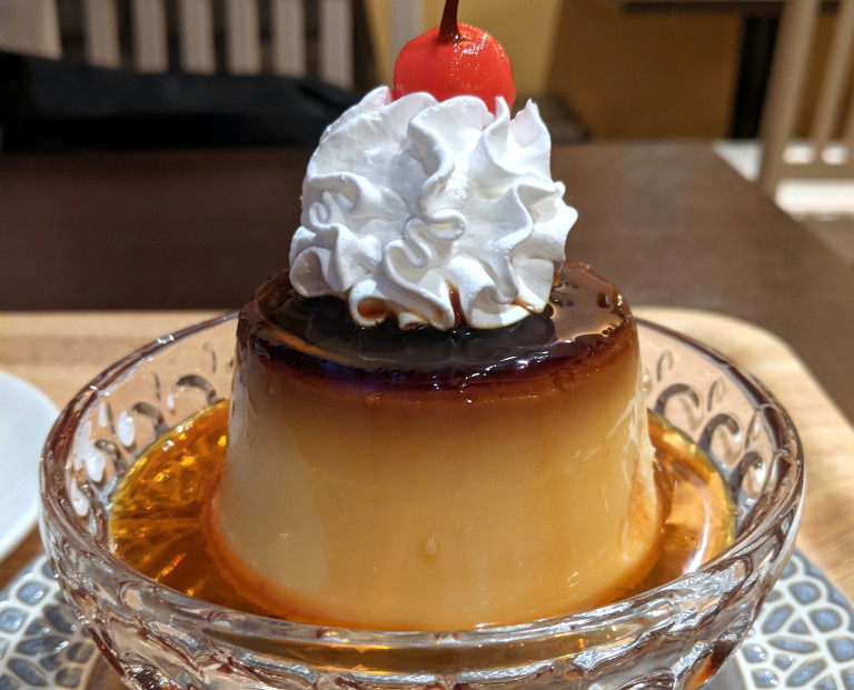 We found traditional pudding perfection in a brand new Tokyo cafe ...