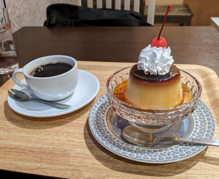 We found traditional pudding perfection in a brand new Tokyo cafe ...