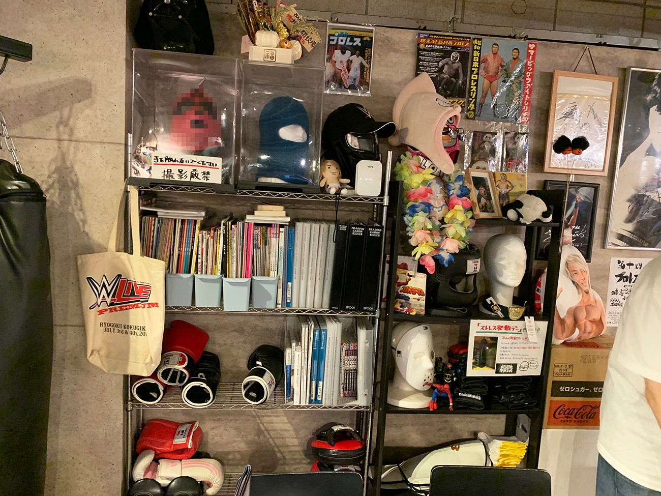 Why is there a wrestling ring in the Underground Arena fighting bar in ...