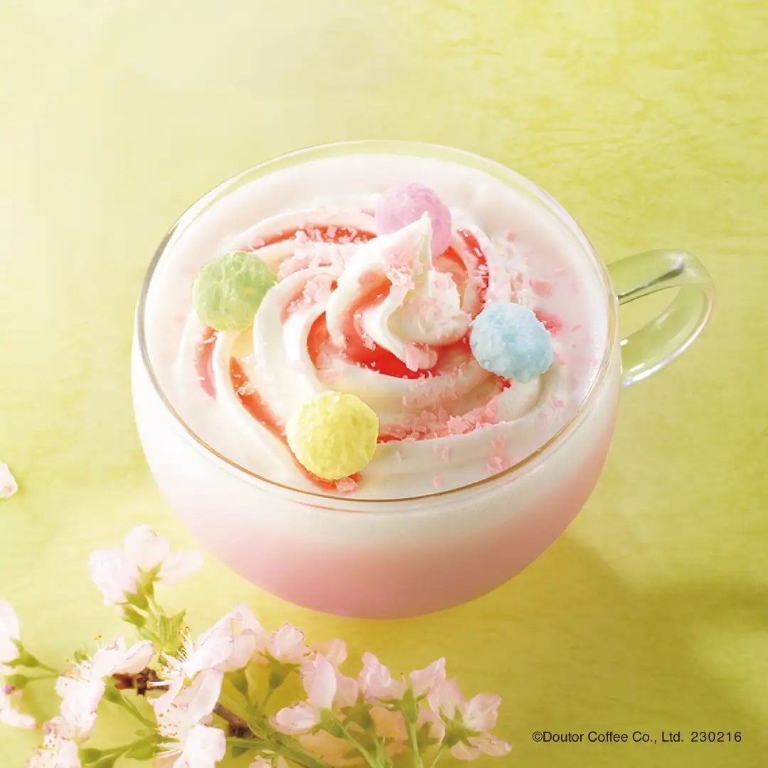 Doutor Coffee Japan’s cherry blossom drinks and snacks are a pretty ...
