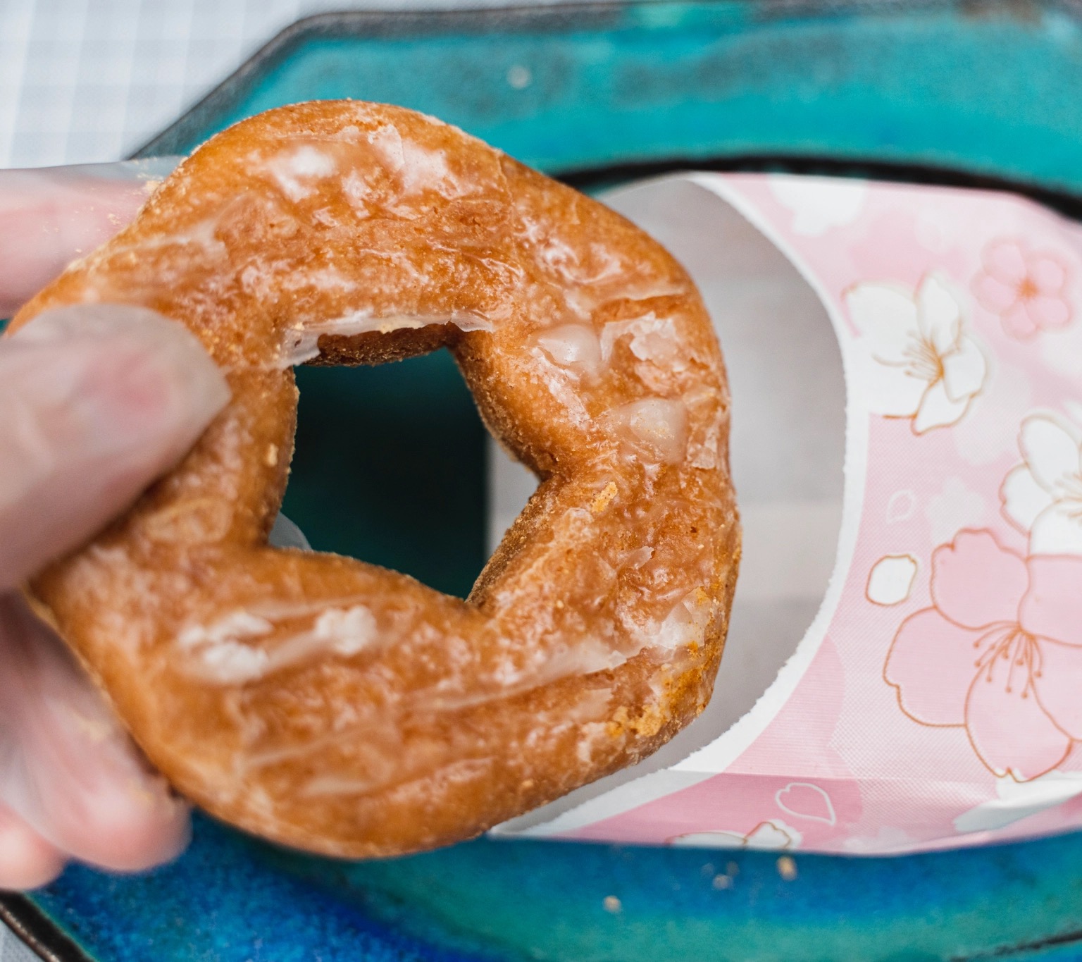 New sakura doughnuts from Mister Donut Japan take us on a journey from bud to beyond full bloom ...