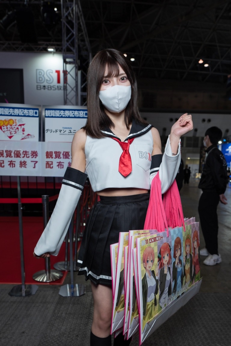 The booth models, booths, and official cosplayers of Anime Japan【Photos ...