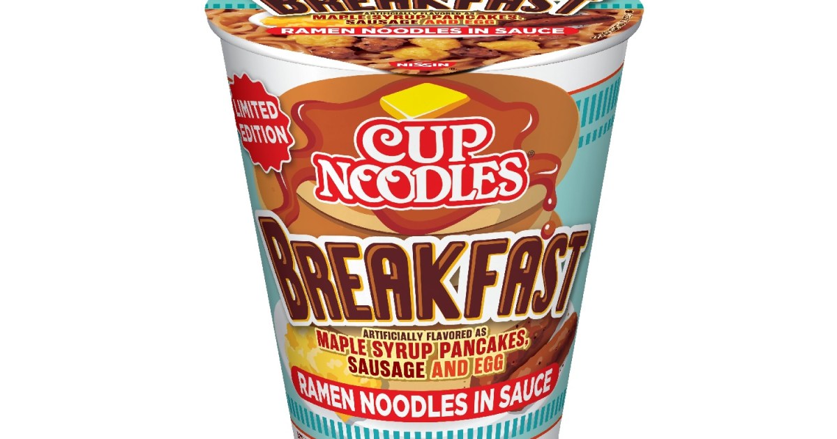 Cup Noodles Breakfast brings American morning meal taste of pancakes ...