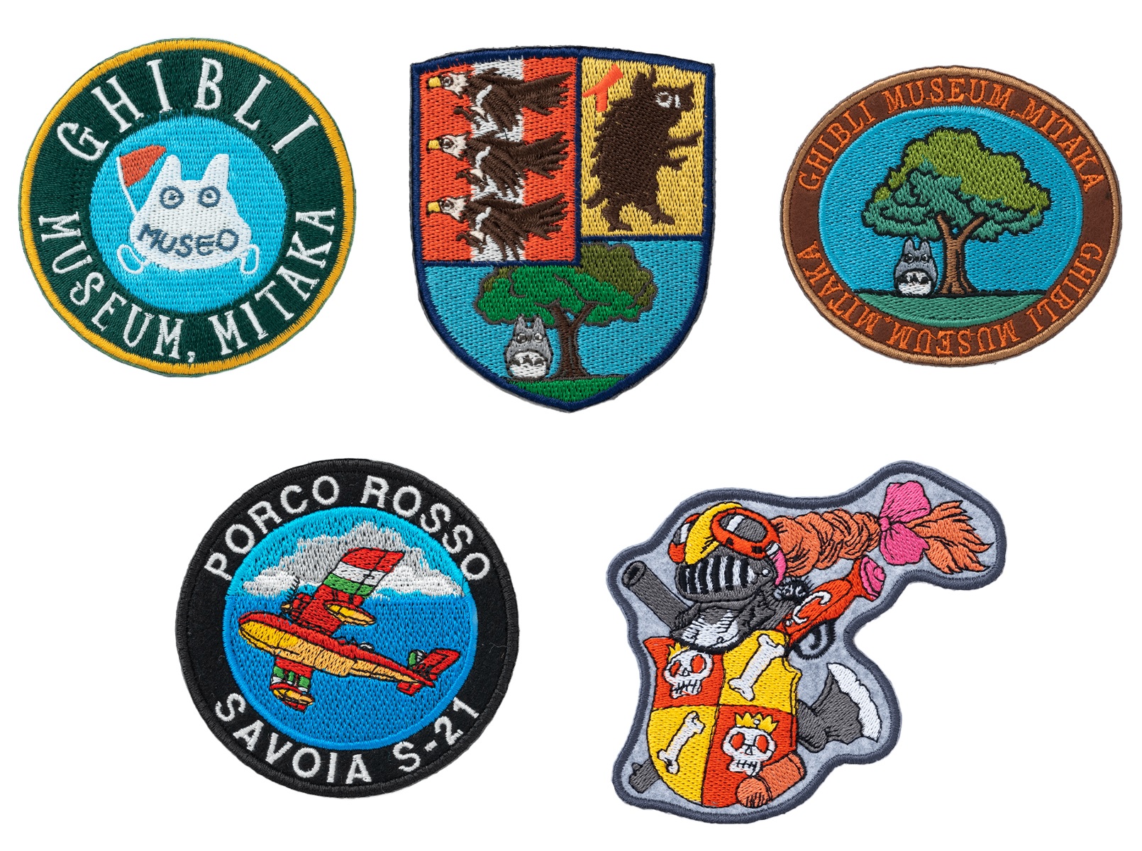 Ghibli embroidered patches/brooches let you wear your love of Ghibli ...