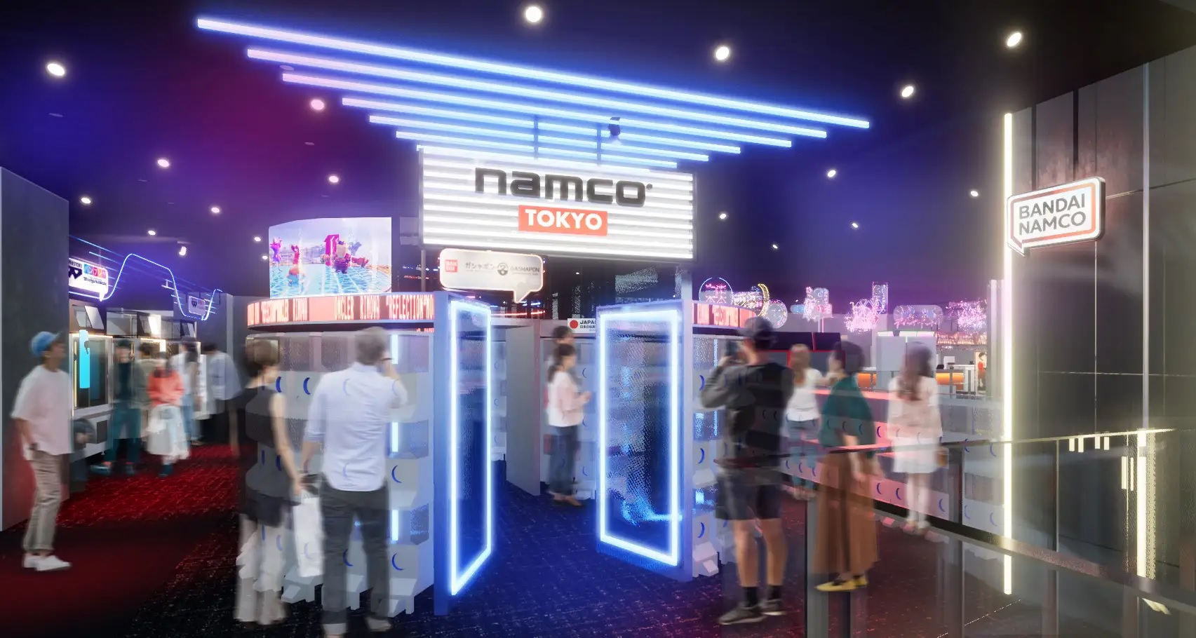 Giant 1,431-square meter arcade and bar opening in downtown Tokyo from ...