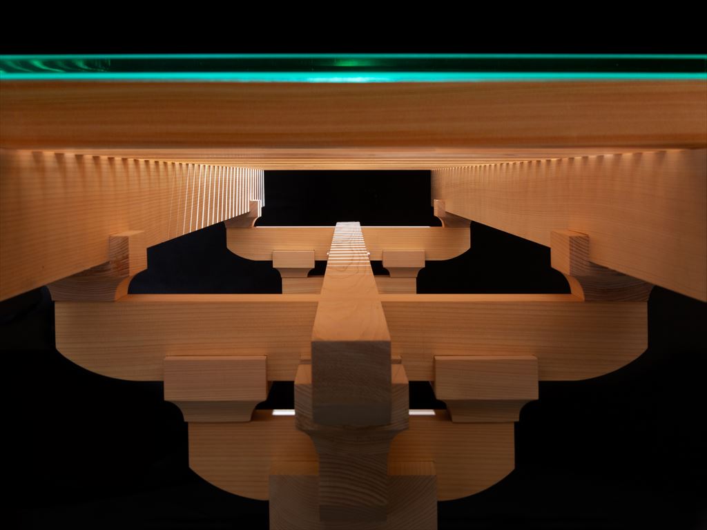 Japanese rokushigake temple architecture for your living room: The no ...