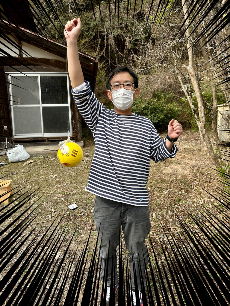 Our wacko boss tries making his own baseball practice equipment using ...