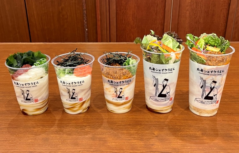 Shake Udon one-hand takeout bukkake noodle cups look to shake udon ...