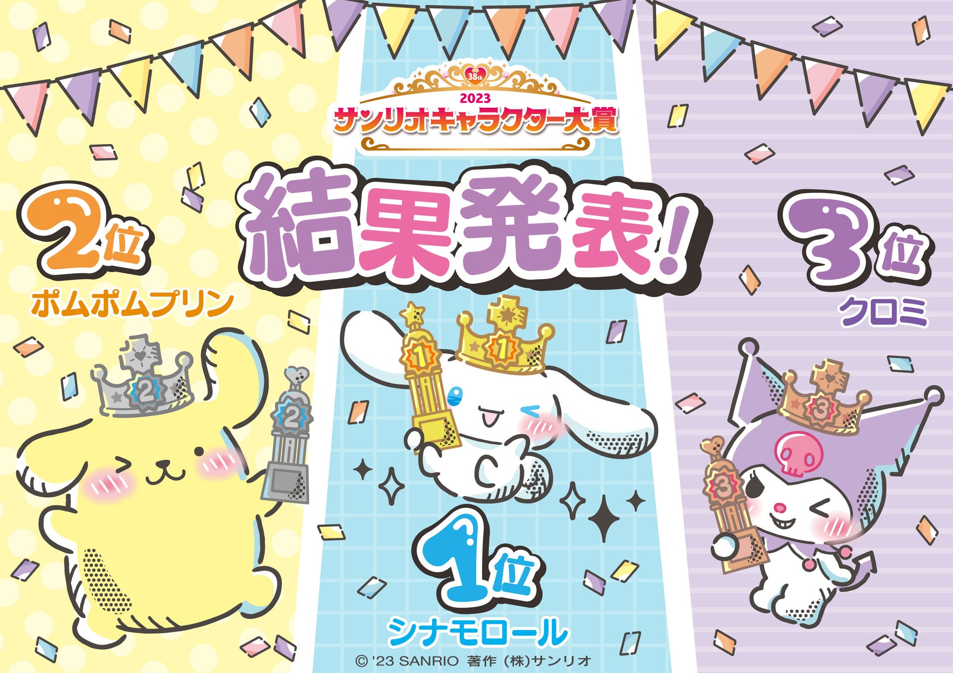 The 2023 Sanrio character popularity ranking results revealed ...