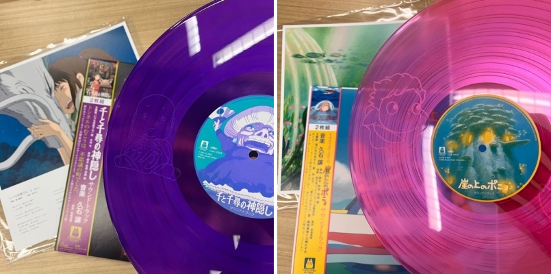 Studio Ghibli releases beautiful color vinyl record anime soundtrack ...