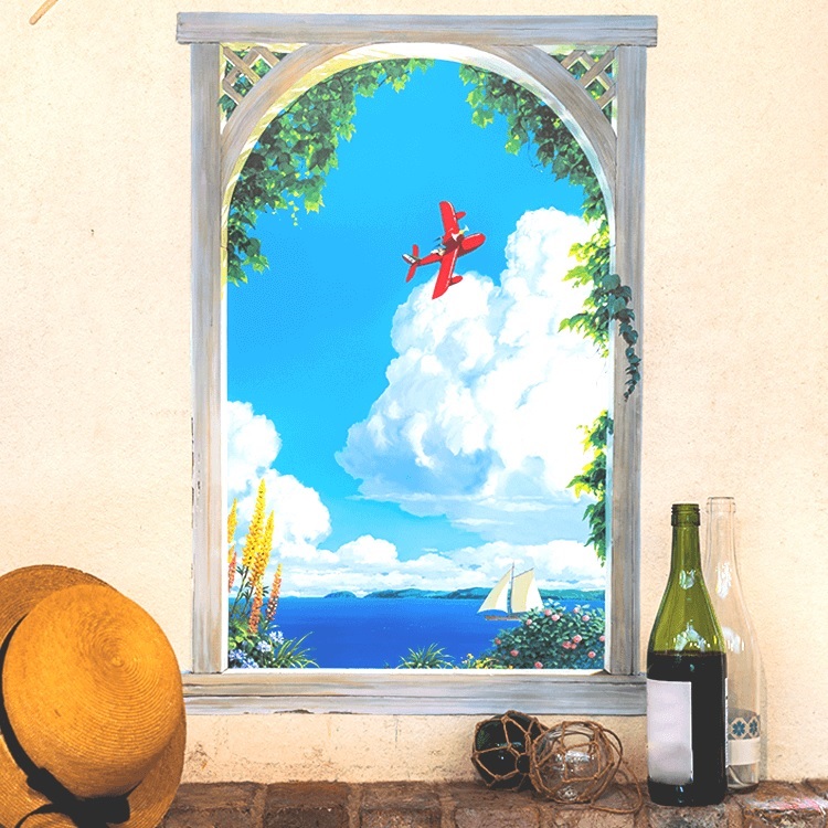 Ghibli Window Wall Art series turns any wall into a portal to an anime ...