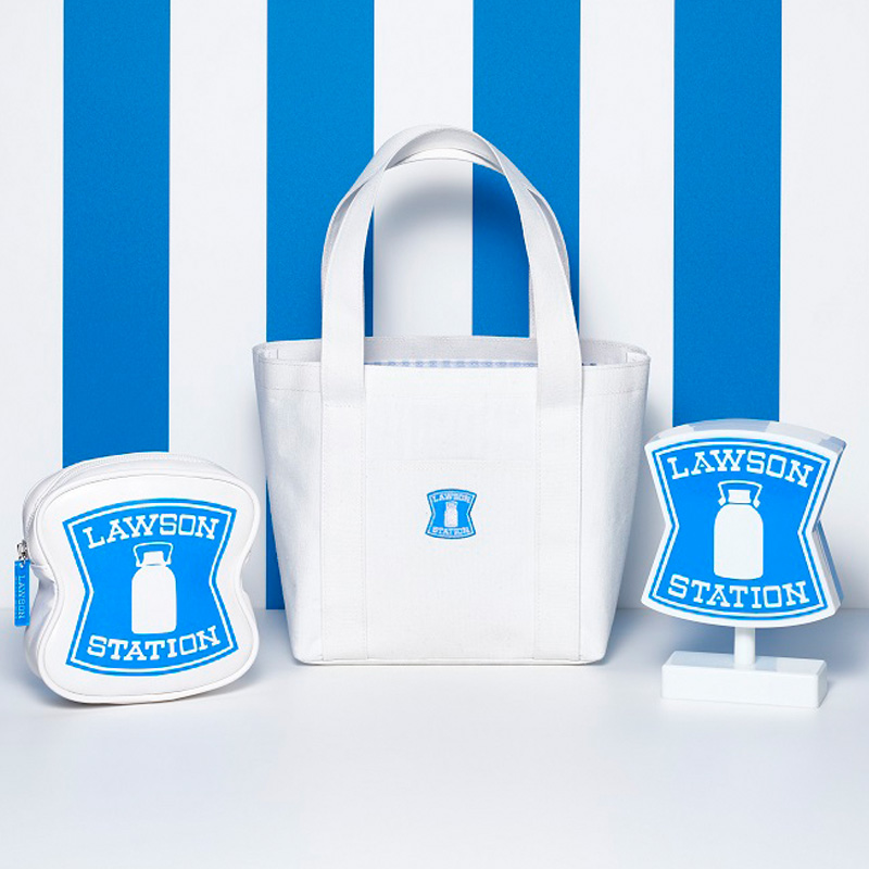 Japanese convenience store Lawson releases light-up sign stand, tote ...