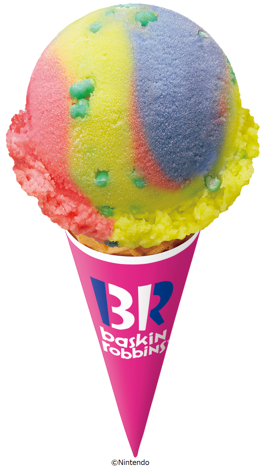 Ice cream cakes splattered in ink marks Splatoon’s return to Baskin ...