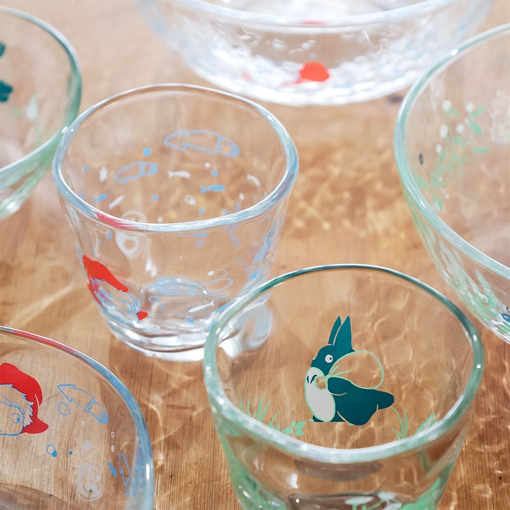 Beautiful Ghibli glass tableware invites Totoro and Ponyo to lunch and ...