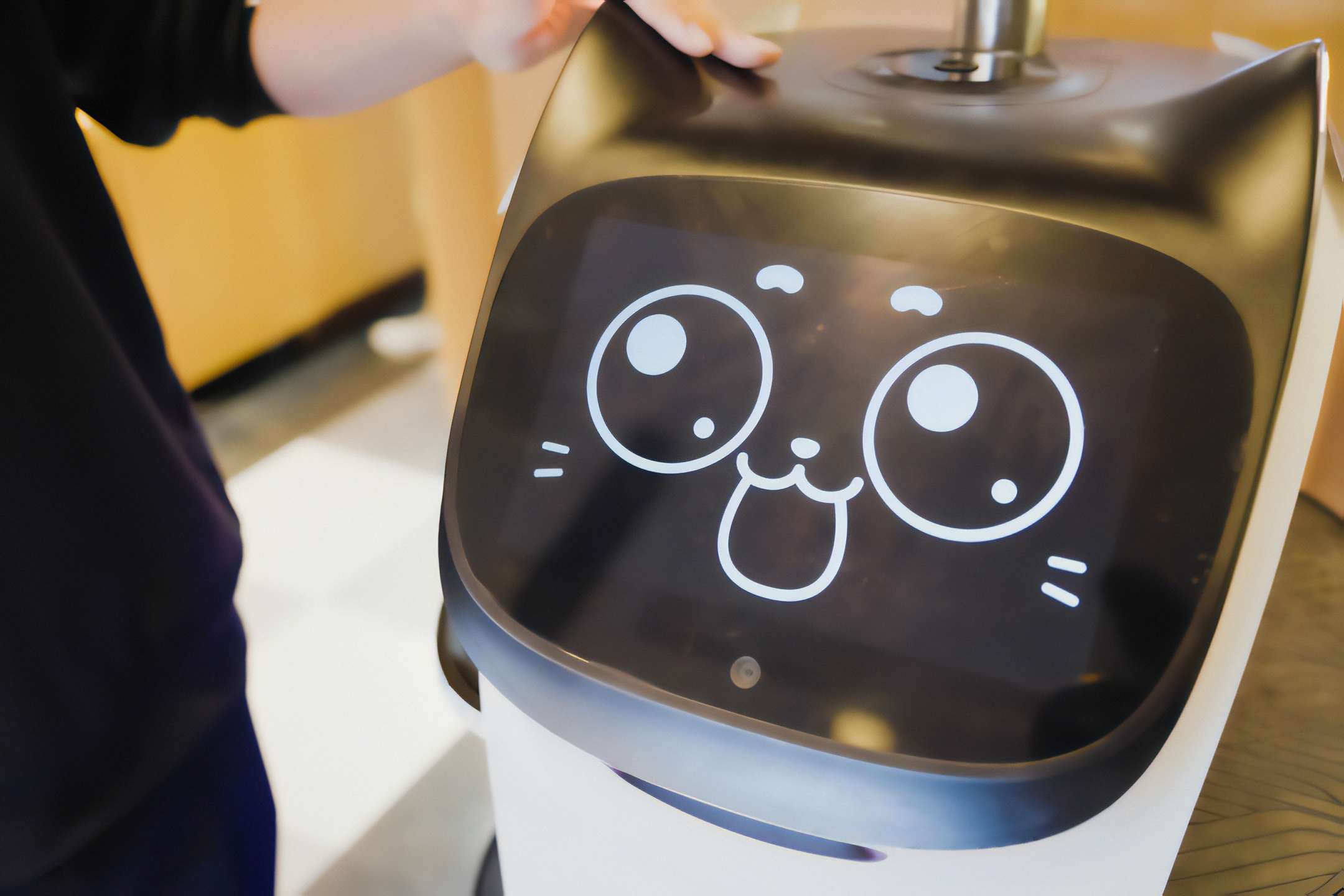 Japan’s cat robot waiters meow when you pat them, and we find out why ...