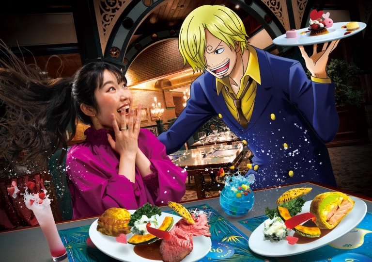 One Piece original-story stage show, Sanji and Straw Hat restaurants ...