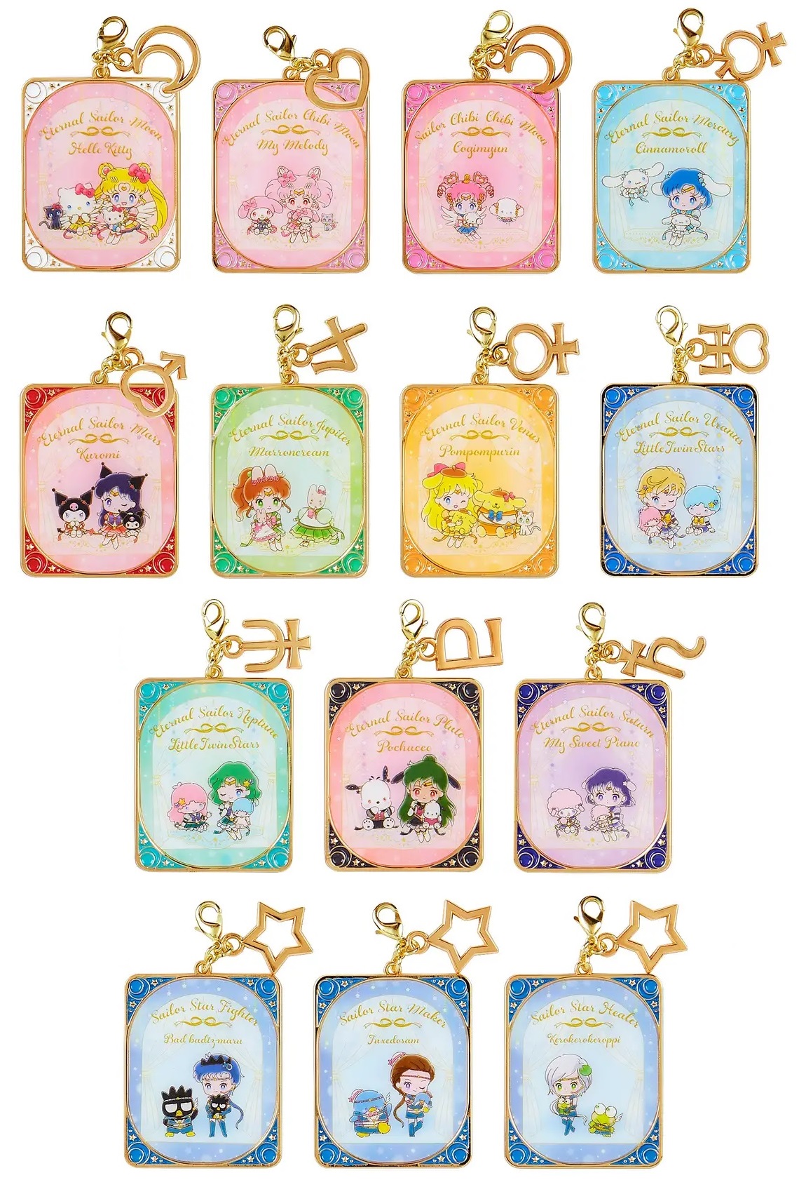 Sailor Moon Sanrio partnership adds pairings for Sailor Starlights in ...