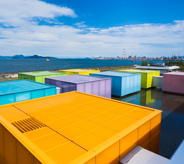 The new Simose Art Museum in Hiroshima houses a floating, futuristic ...