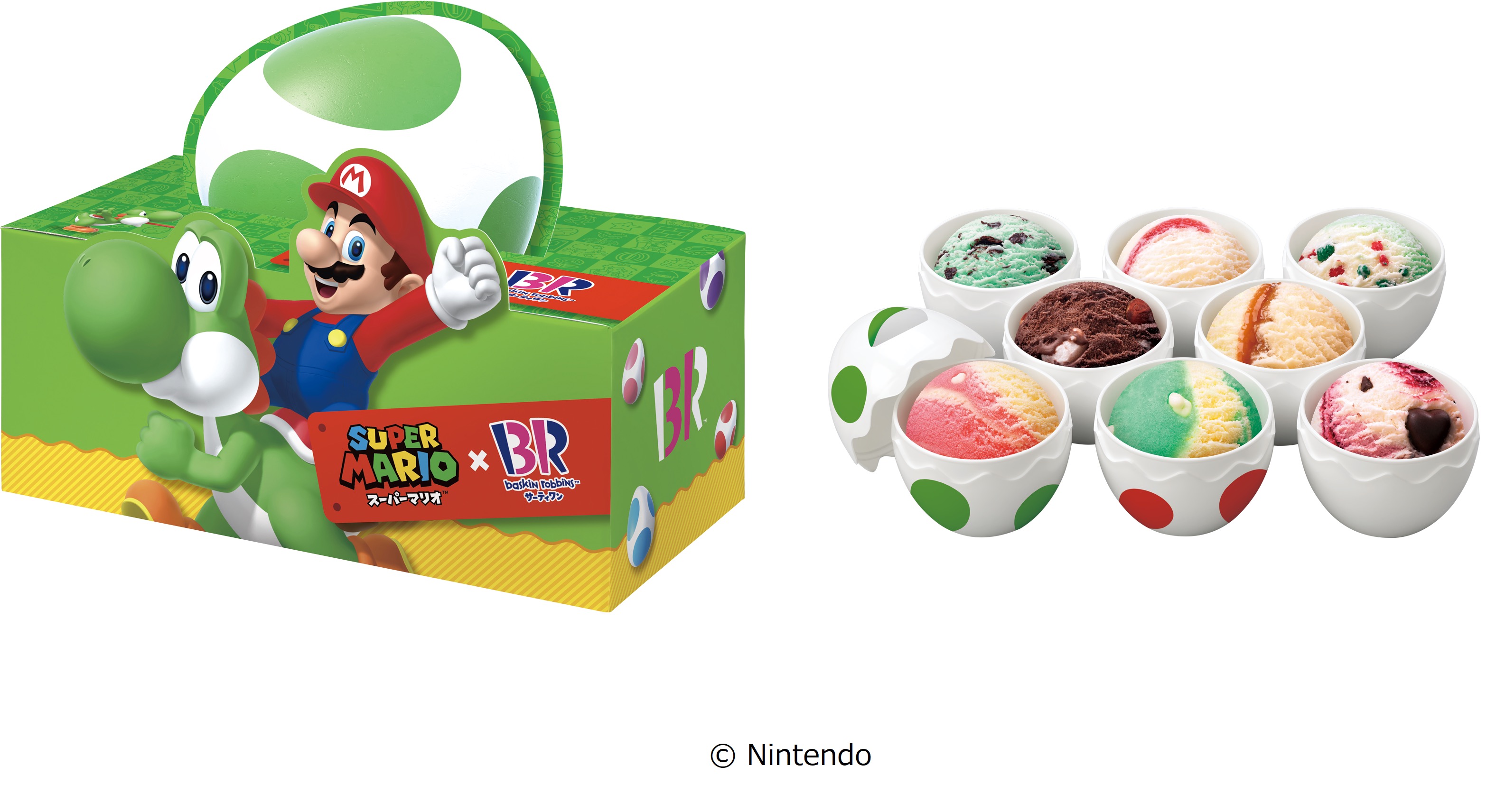 Super Mario and Baskin-Robbins release a power-up ice cream collection ...