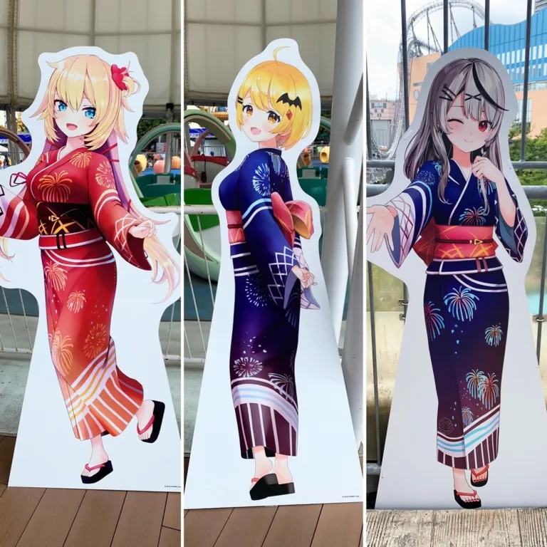 Awesome life-size Hololive art panels take over Tokyo Dome City【Photos ...