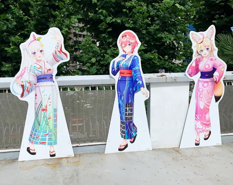 Awesome life-size Hololive art panels take over Tokyo Dome City【Photos ...