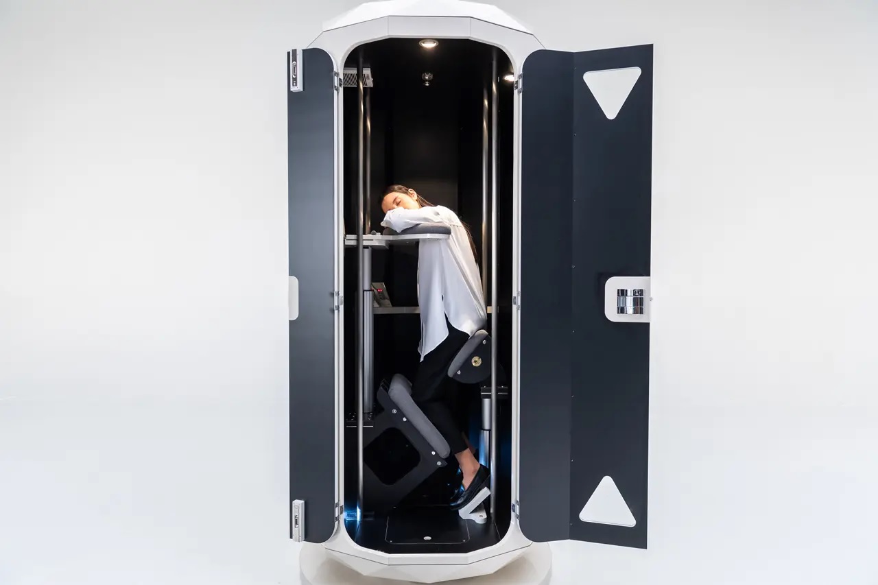 Standing sleeping pods coming to Tokyo cafe, promise to relieve fatigue ...