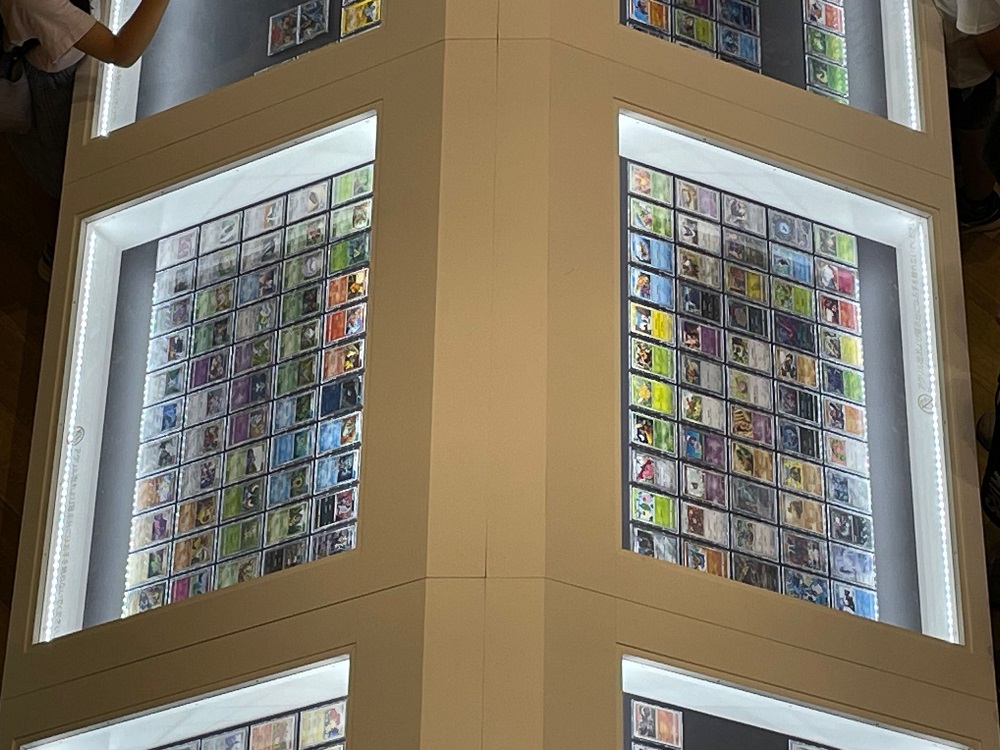 The massive Pokémon card public art display going on in Japan right now ...