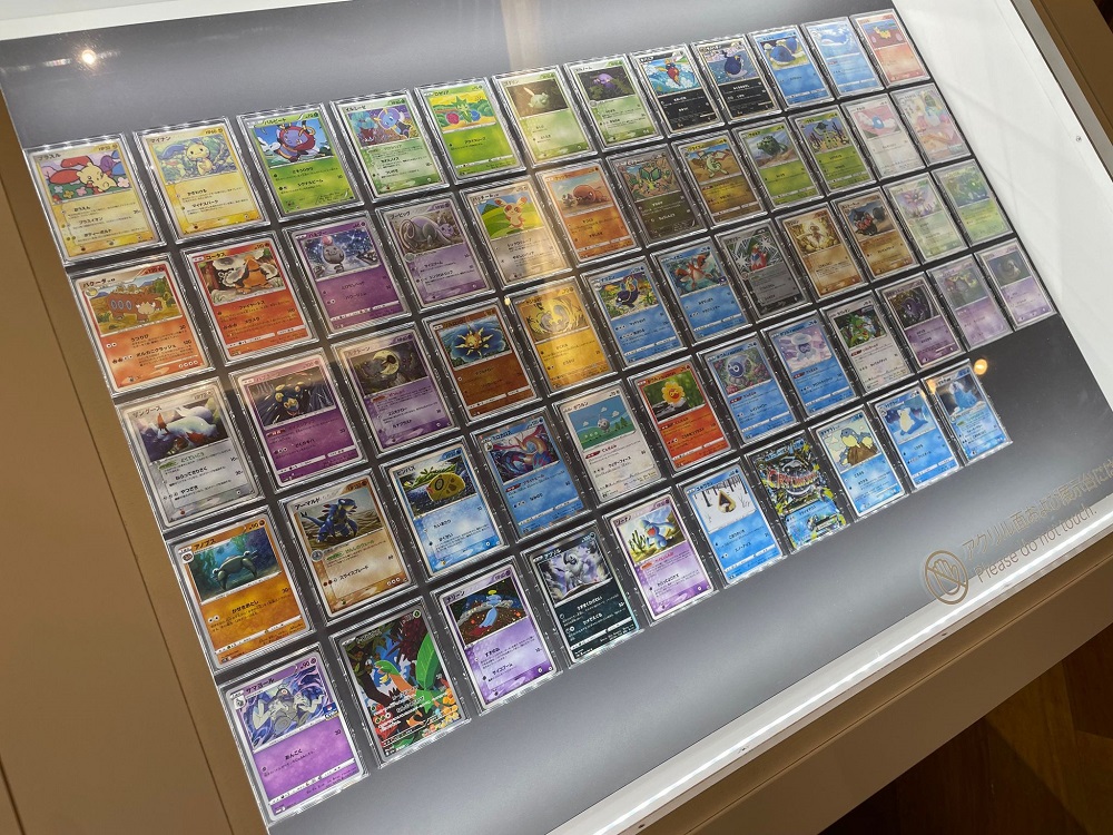 The massive Pokémon card public art display going on in Japan right now ...