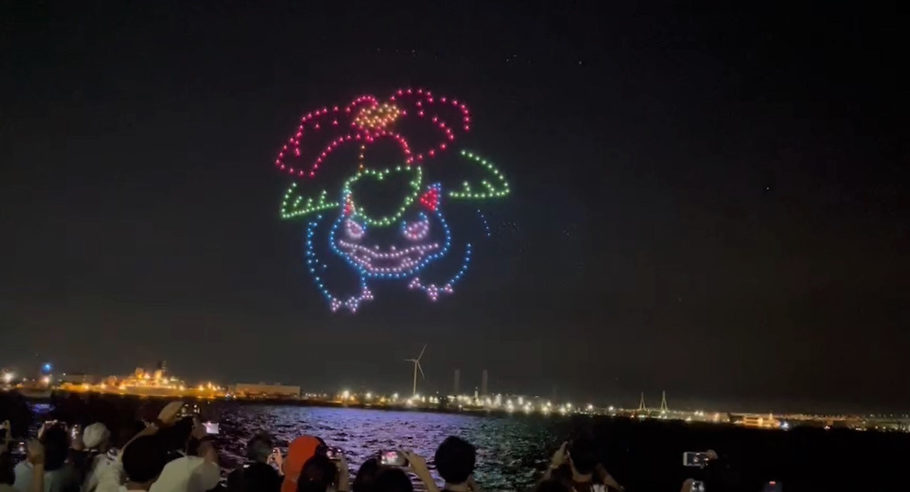Giant Pokémon appear in Yokohama sky in awesome drone art show at World ...