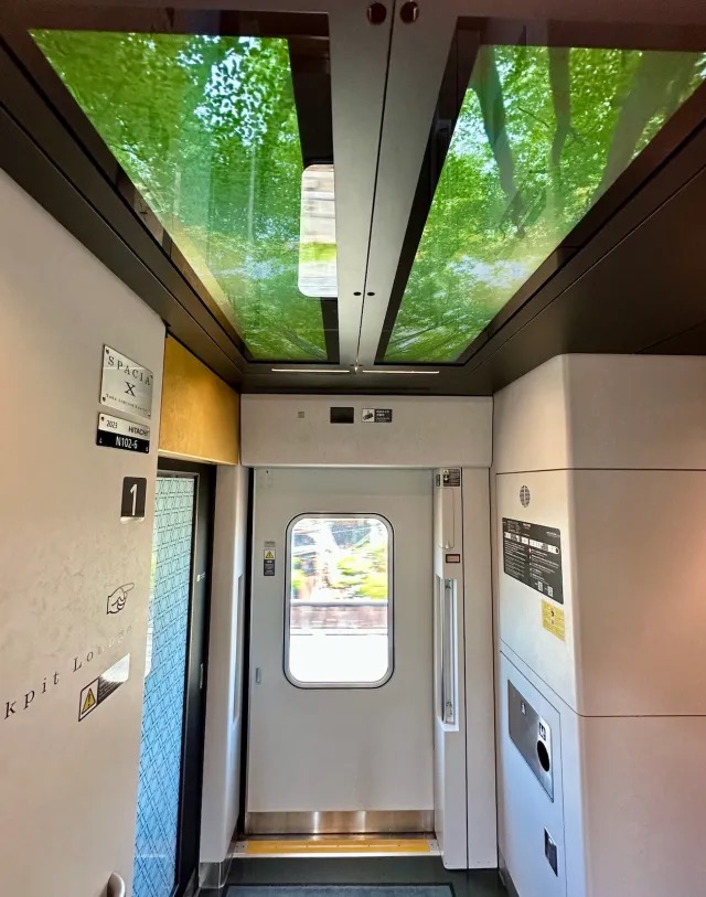 Japan’s new Spacia X train is like travelling in a luxury aircraft ...