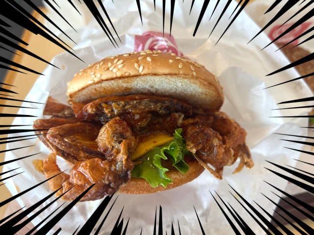Two Japanese burgers contain whole crab, but which one is best ...