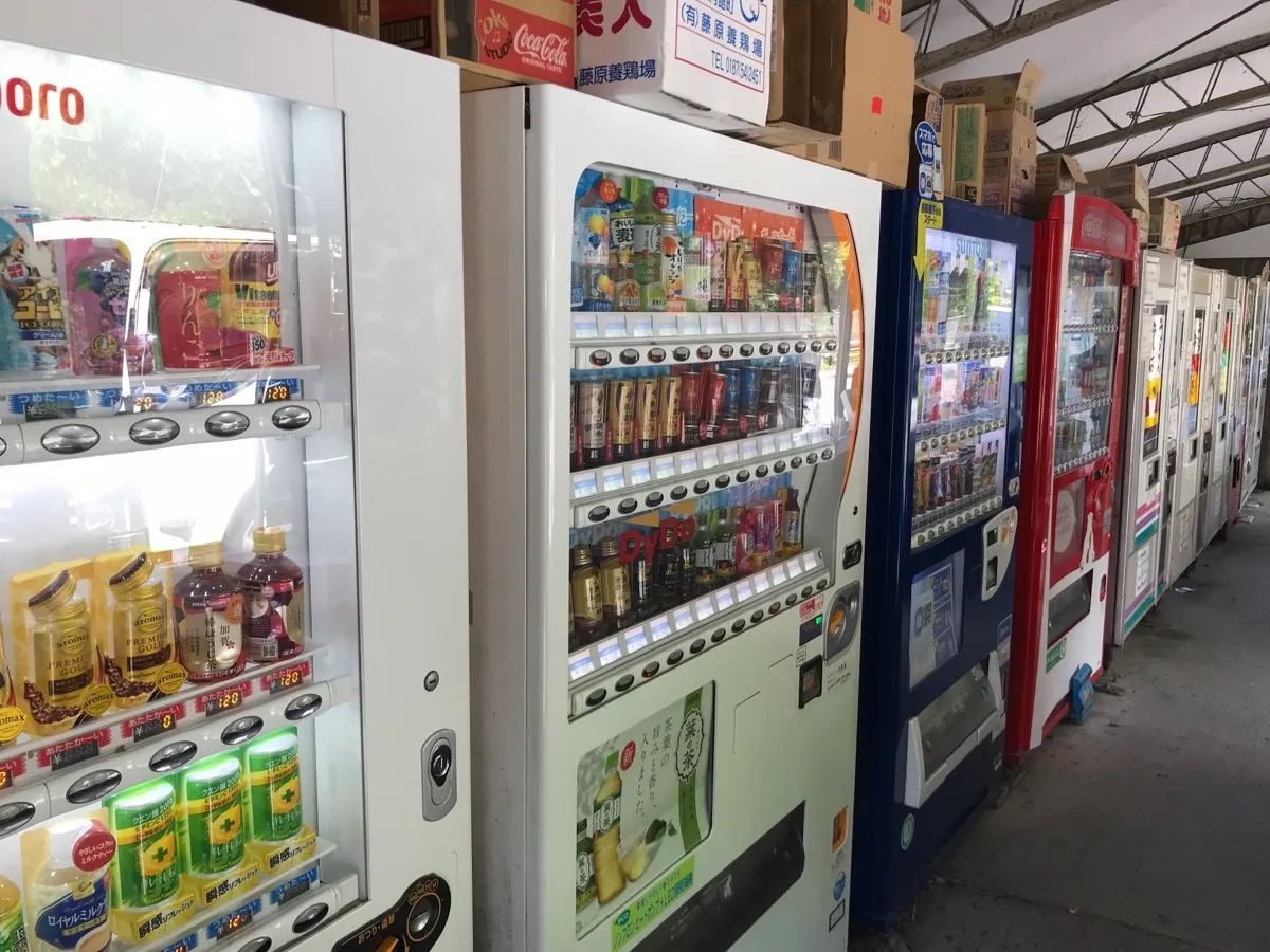 Retro vending machine corner is a hidden gem in the Japanese ...