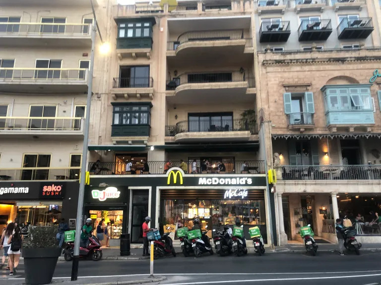 This Malta McDonald’s is more a cafe than a restaurant–and perfectly ...