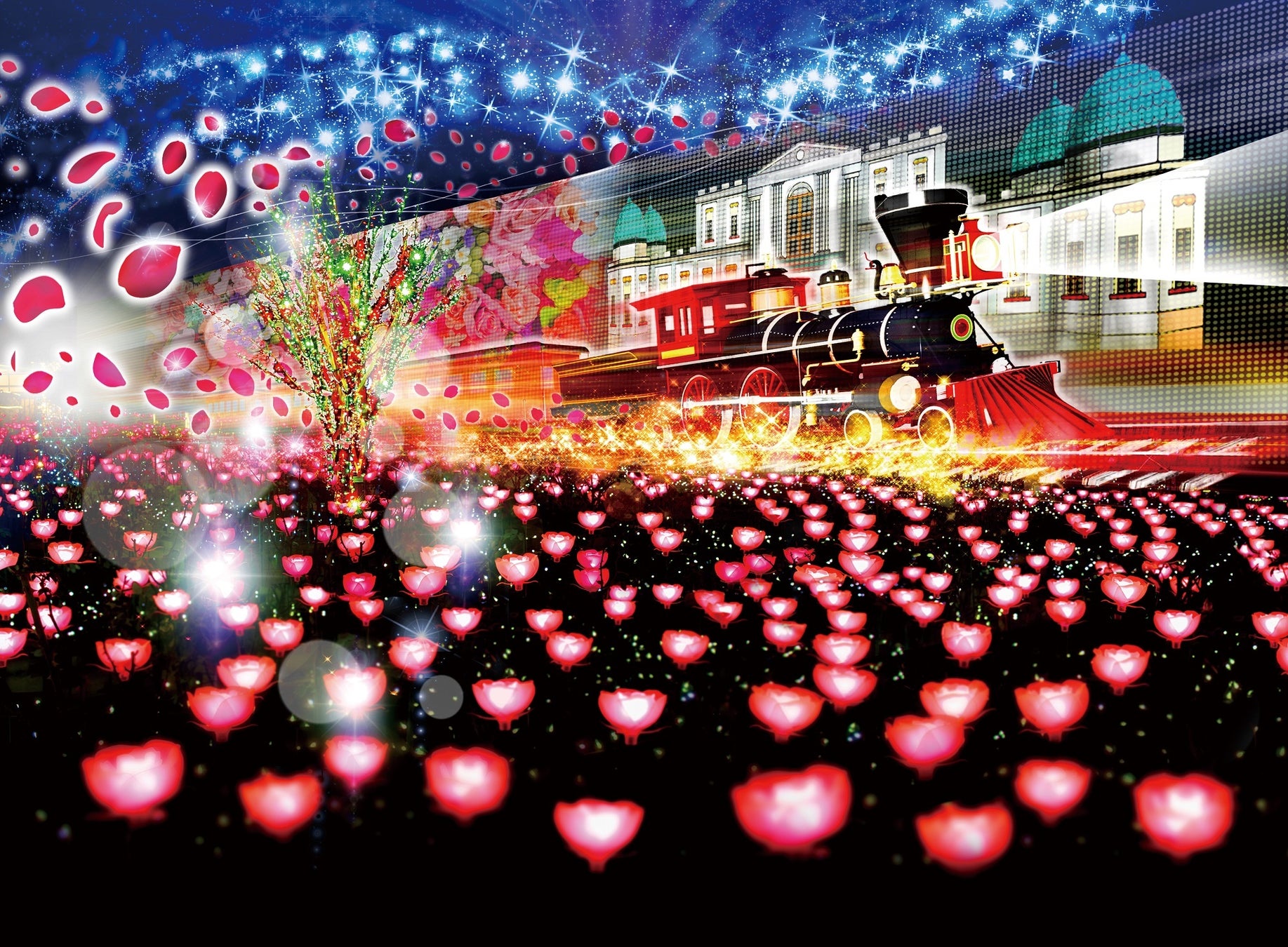 Step inside a mystical, dazzling display of illuminations at the Flower ...