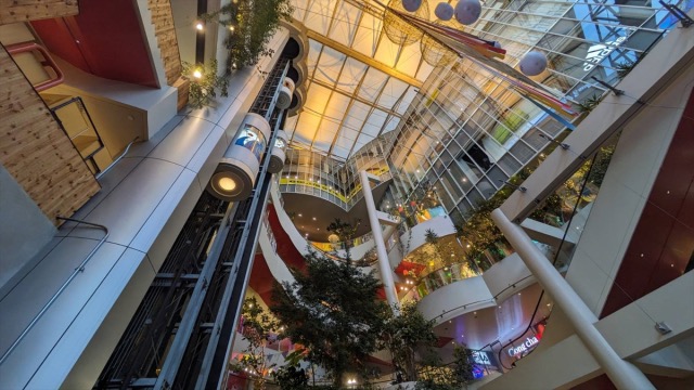Spiral escalators may be even more stylish than clothes at Japanese ...
