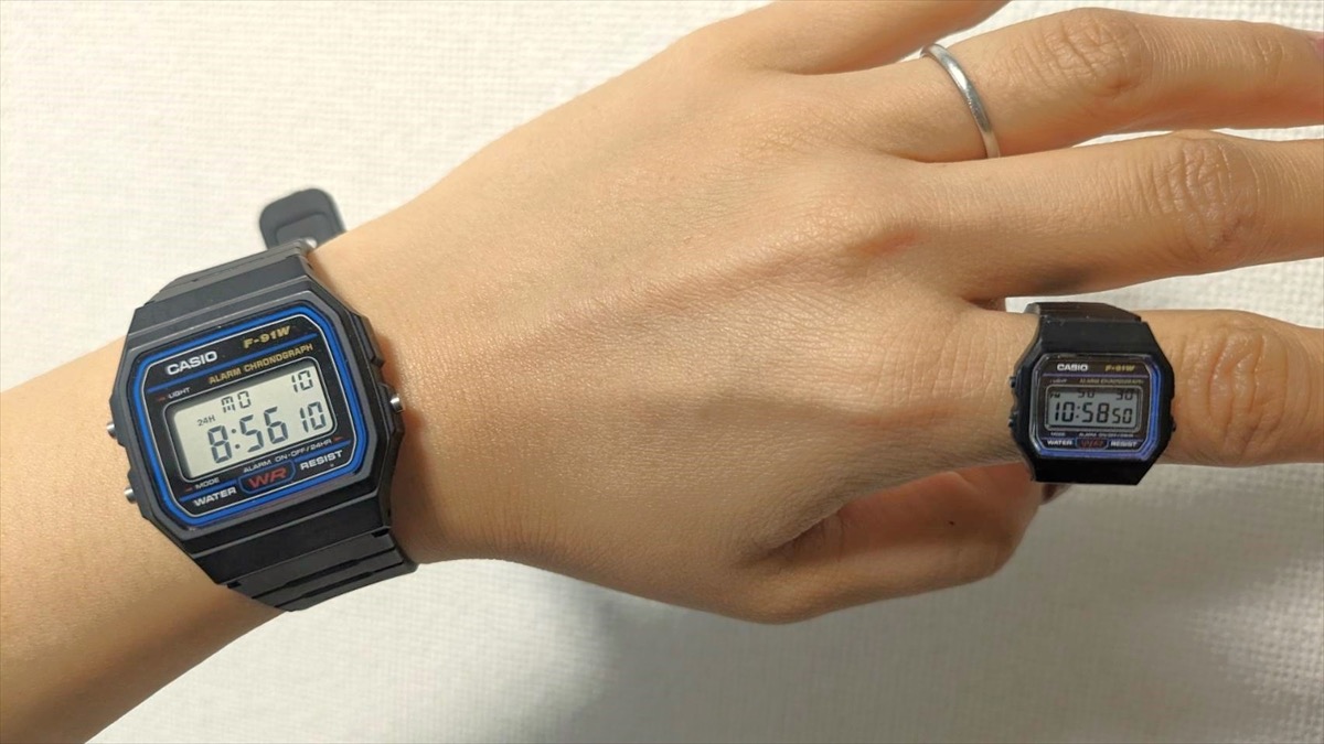 Gacha capsule toy machine sells Casio watch rings in Japan, and we try ...