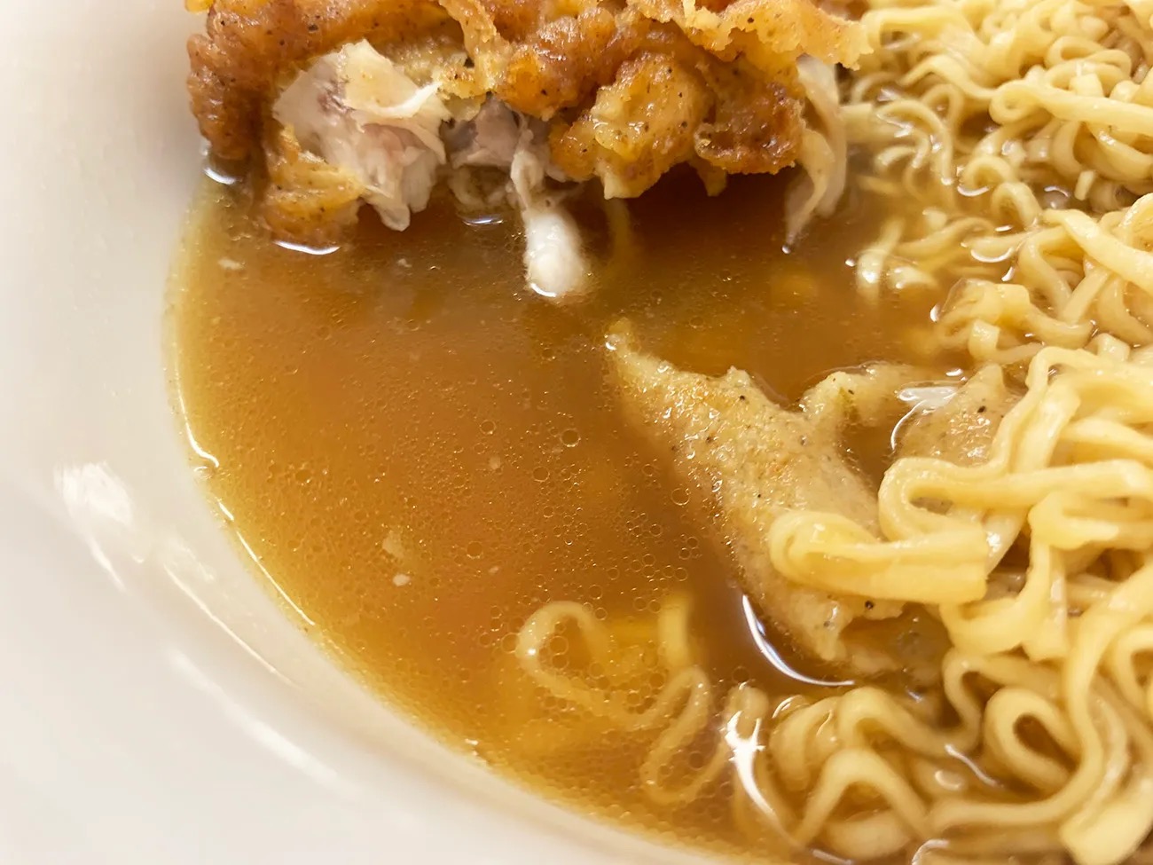 Can you make a good chicken ramen broth with KFC fried chicken ...