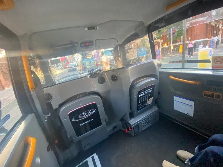 “Hey, British taxi driver, take us to the best fish and chips shop in ...