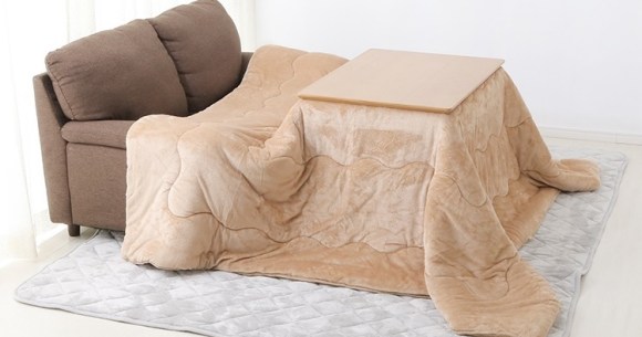 Kotatsu heated tables for sofas rising in popularity, giving Japan best ...