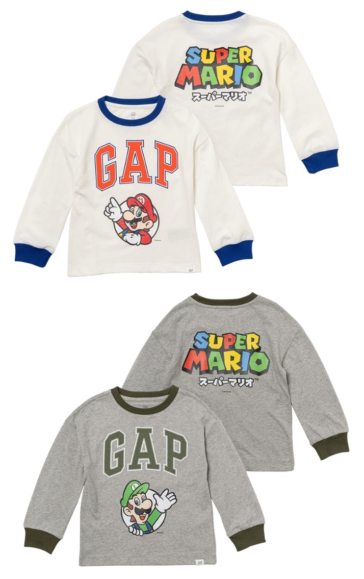 Super Mario and Gap Japan team up for new Nintendo clothing line【Photos ...