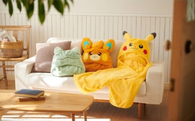 New Pokémon blankets are part plushie cushion, part fluffy wrap, and ...