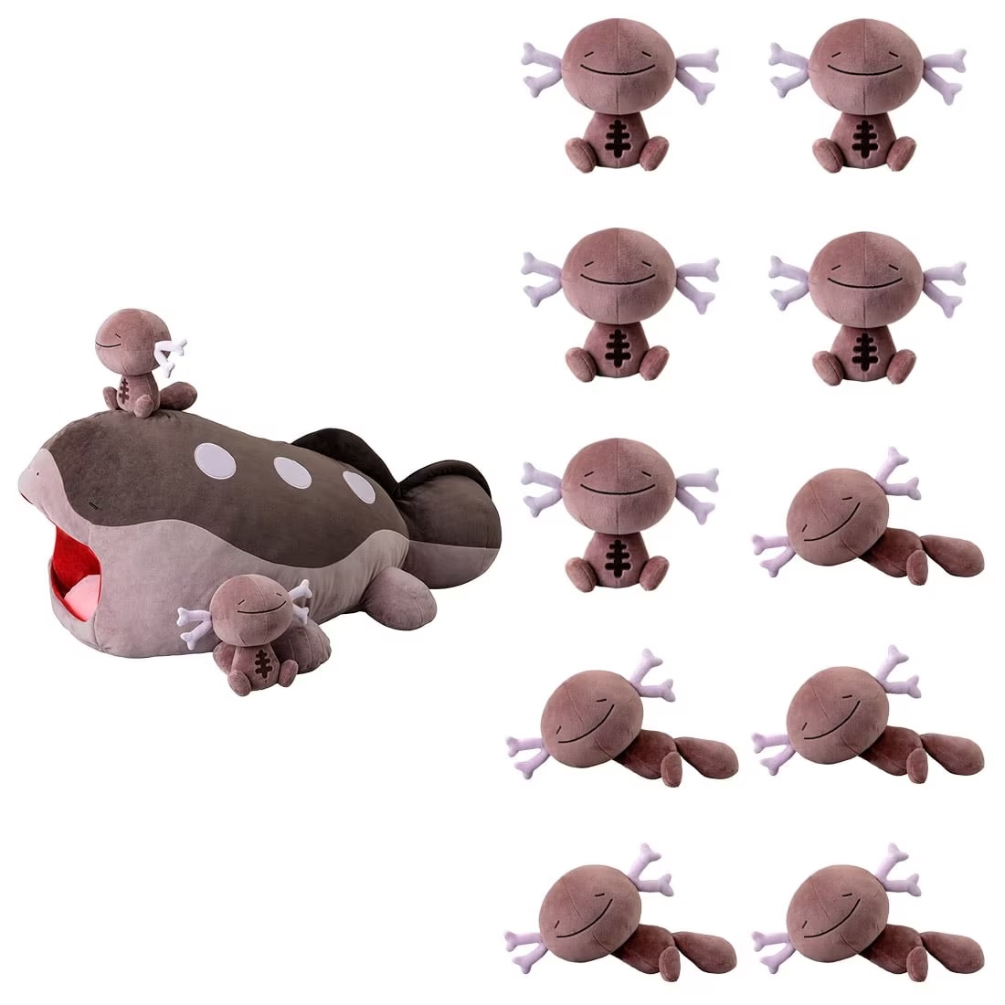 Giant Clodsire Pokémon plushie comes with up to 32 Woopers in super ...