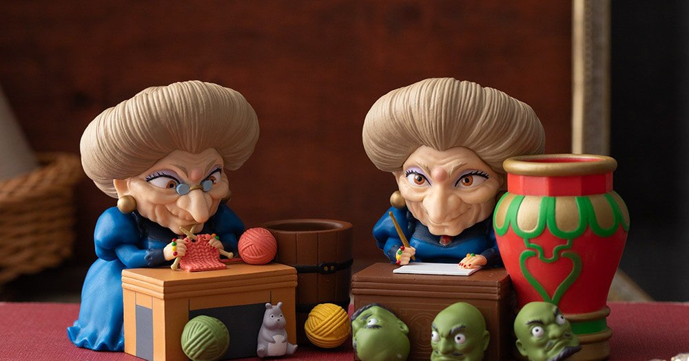 Yubaba and Zeniba pen stands from Studio Ghibli capture the magic of ...