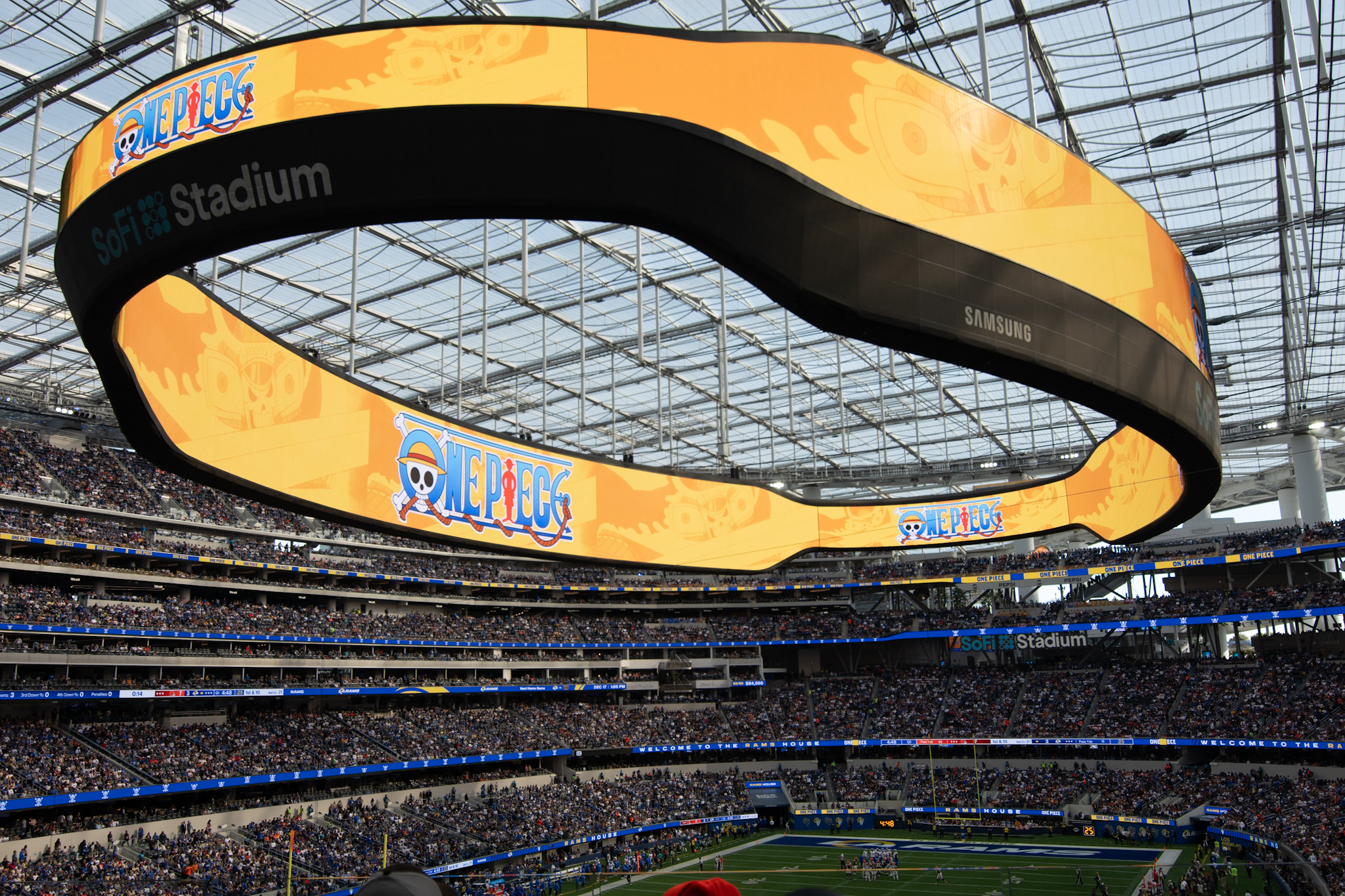 One Piece helps lead LA Rams to victory during collaboration event at ...