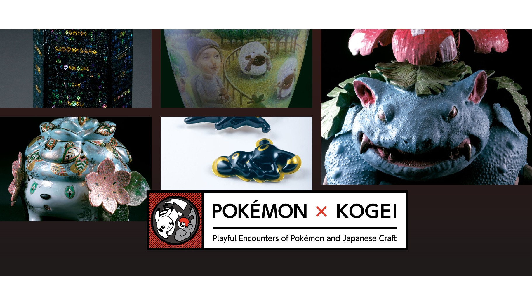 Gorgeous Pokémon x Kogei art exhibit combines Pokémon creatures with ...