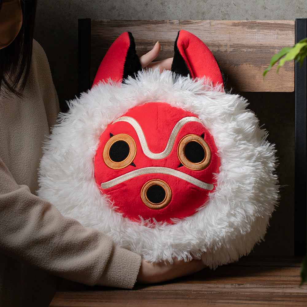Park your backside on a Princess Mononoke face mask cushion ...