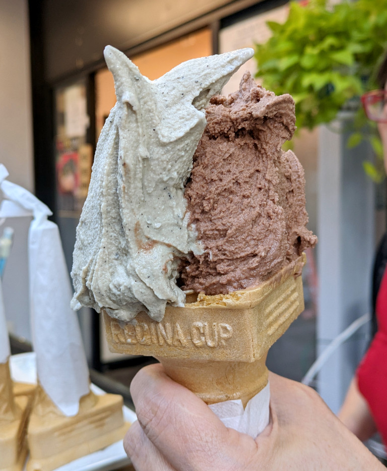 This tiny Tokyo gelato shop serves good cheer as well as delicious ...
