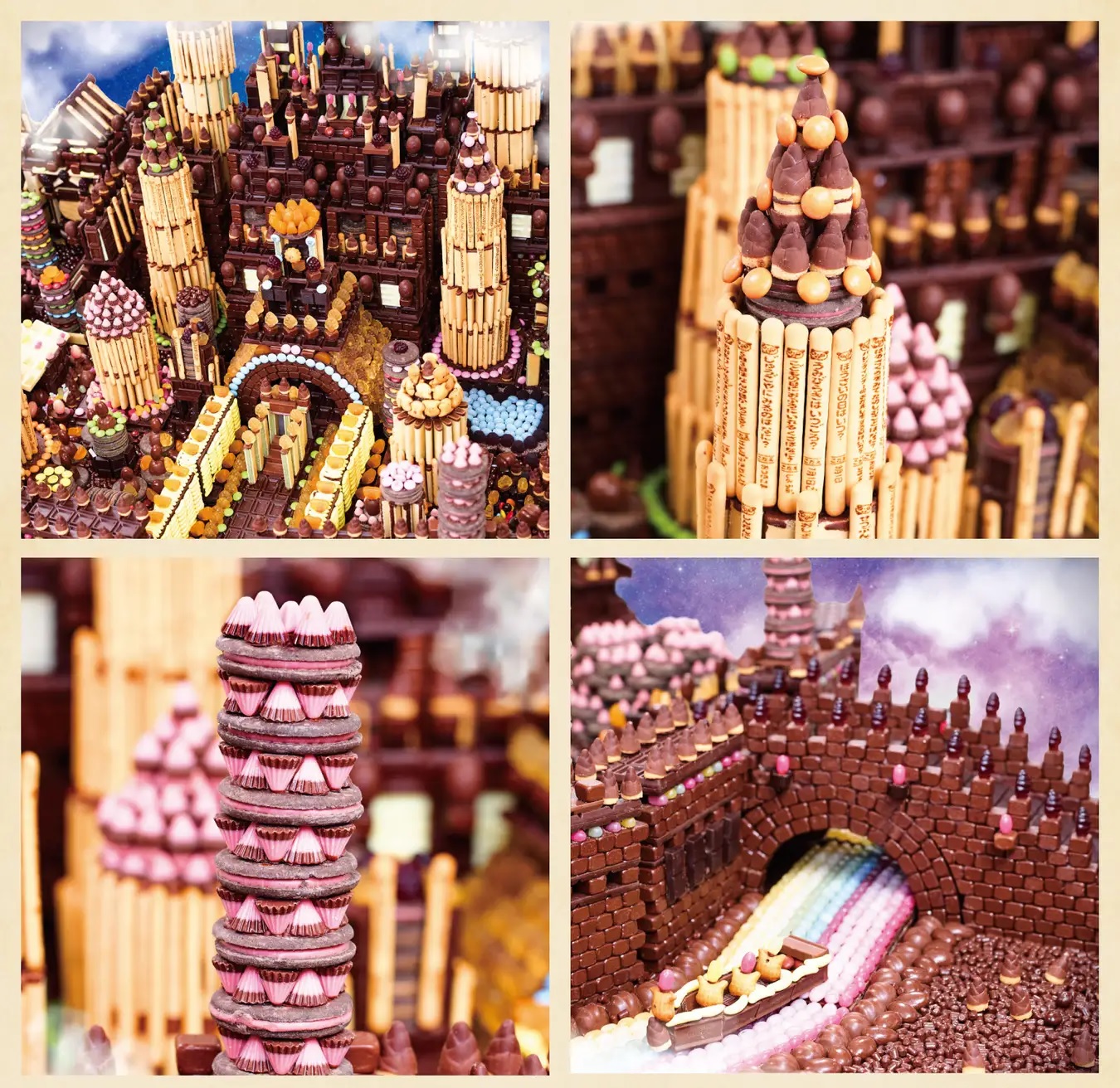 21.5-square foot, 272,200-yen build-it-yourself chocolate castle set ...