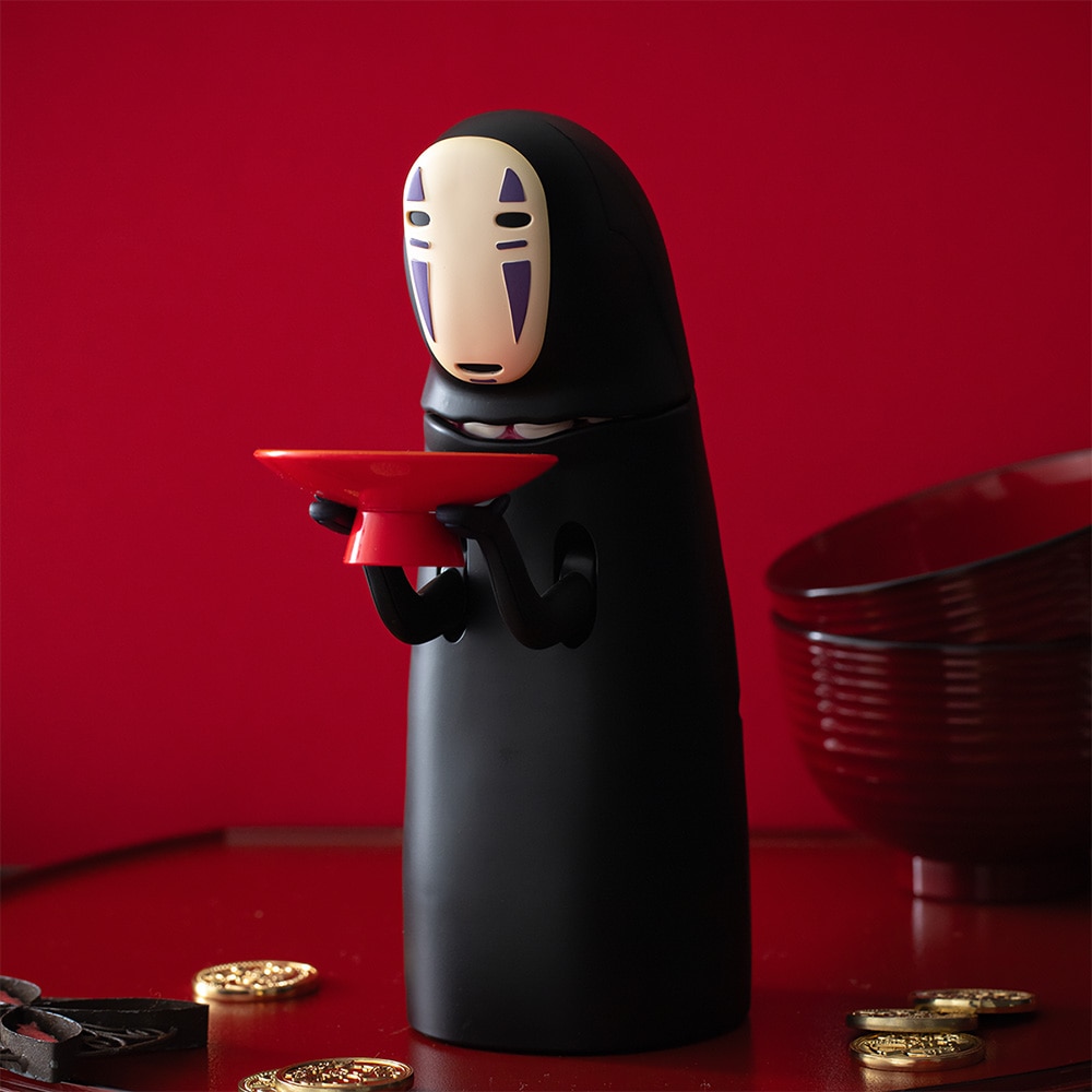 Spirited Away No Face piggy bank is back to talk, burp and play music ...